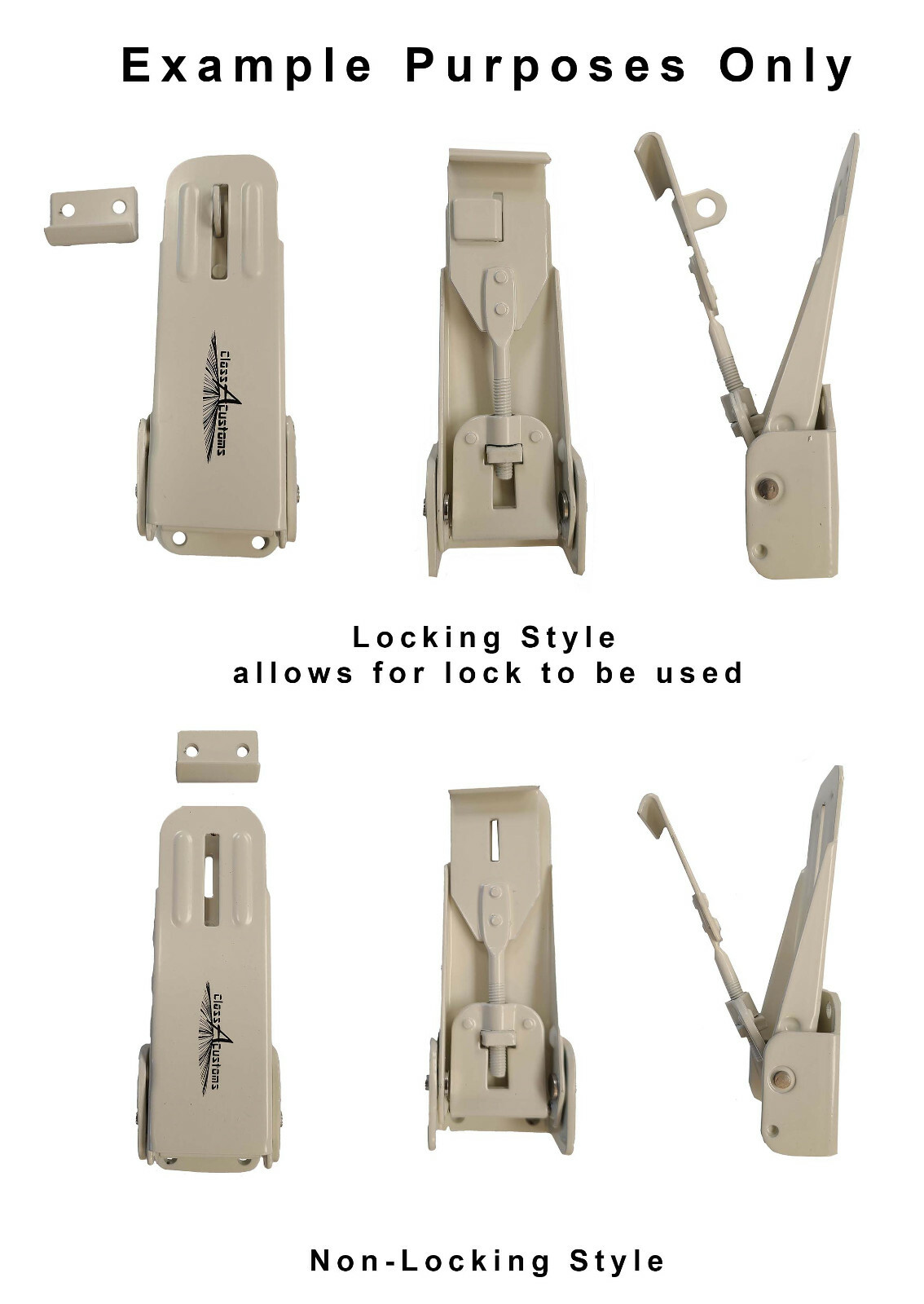 6 Pack STAINLESS STEEL LOCKING Fold Down Camper Latch & Catch pop-up | eBay