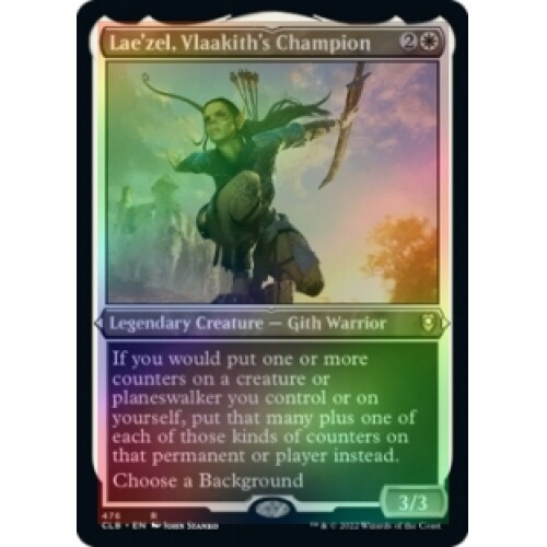 Lae'zel, Vlaakith's Champion (foil-etched) X4 Commander Legends: Battle ...