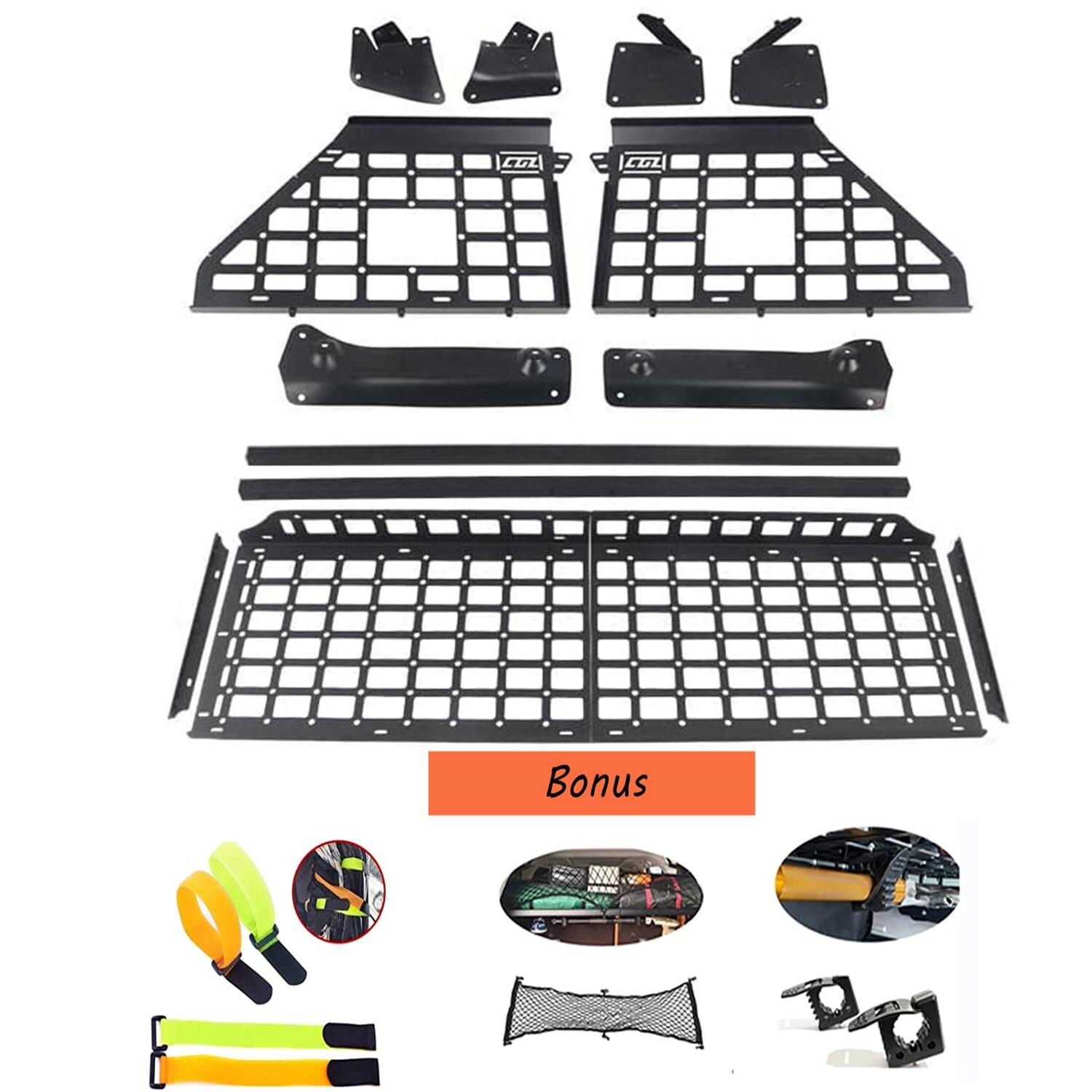 for Ford Explorer 2011-2019 Rear Cargo Trunk Shelf Modular Storage ...