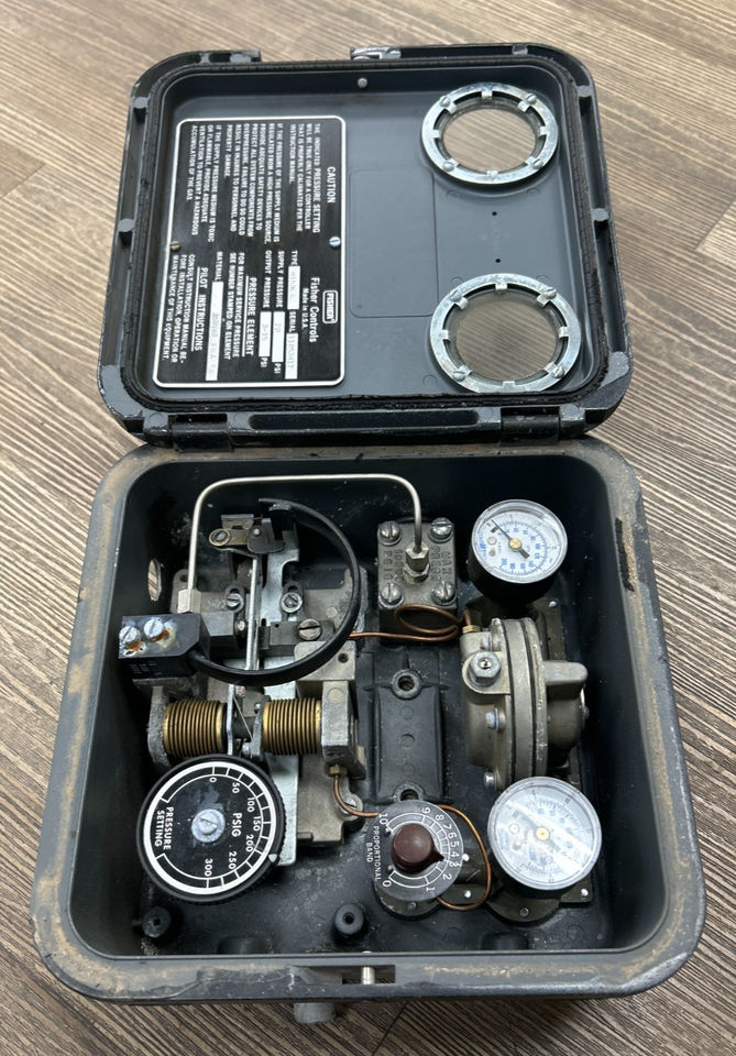 FISHER CONTROLS PNEUMATIC VALVE CONTROLLER 4150K SUPPLY PRESSURE 20 PSI ...