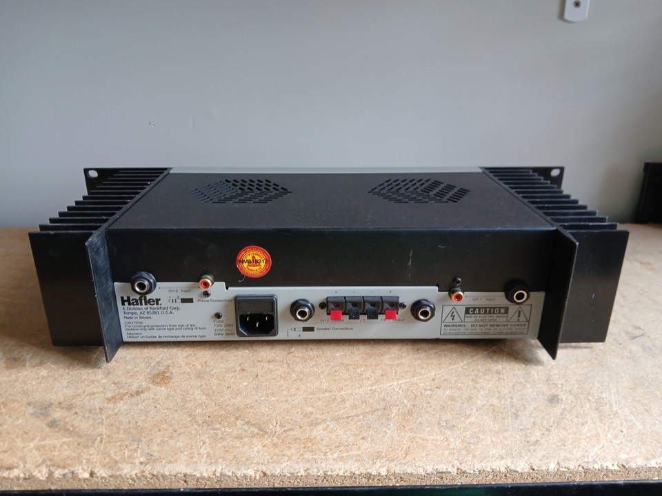 Hafler TA1600 ta 1600 trans nova Rack Mount Power Amplifier Nice | eBay