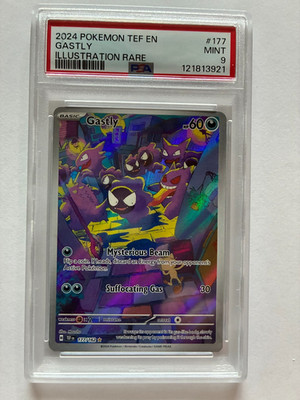 Gastly #177 - Pokémon Temporal Forces Illustration Rare - PSA 9 Pokémon ...
