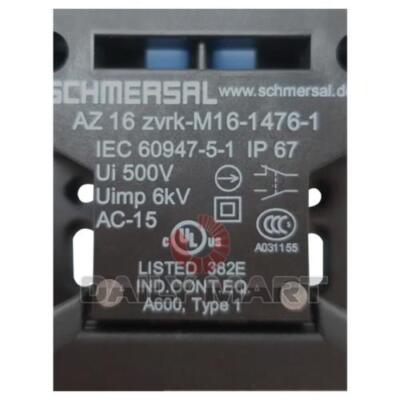 New In Box SCHMERSAL AZ16-ZVRK-M16-1476-1 Safety switch | eBay