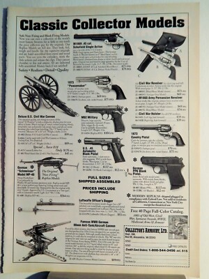 CLASSIC COLLECTOR MODELS PISTOL FIREARM ORIGINAL VTG 2000-2005 ...