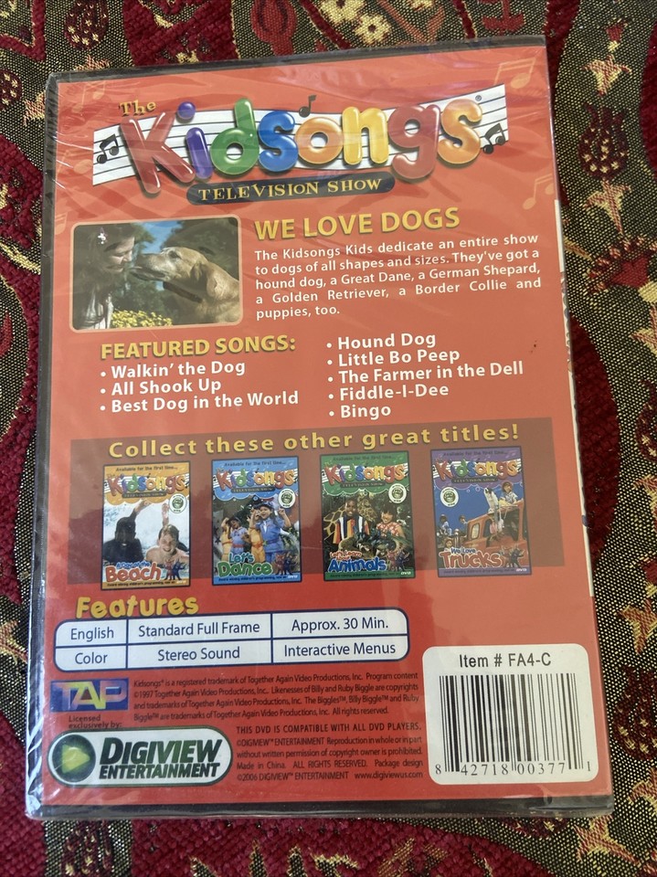 Kidsongs Television Show: We Love Dogs - DVD - VERY GOOD | eBay