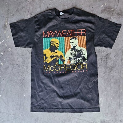 Floyd Mayweather Vs Connor McGregor Fight Boxing Tee Shirt Sz S | eBay