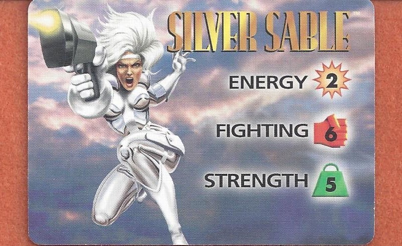 OVERPOWER Silver Sable Character / Hero - Hillshire Farms promo - VRare ...