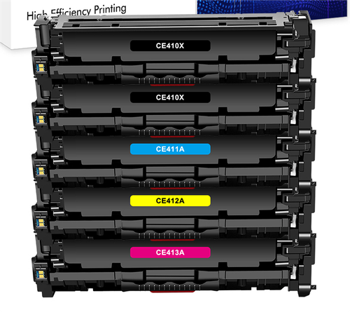 CE410X Toner Compatible with HP 305X LaserJet Pro 400 Color M451nw ...