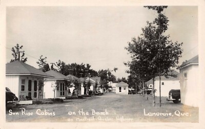 LANORAIE, QUEBEC, CANADA, SUN RISE TOURIST CABINS, REAL PHOTO PC c 1940 ...