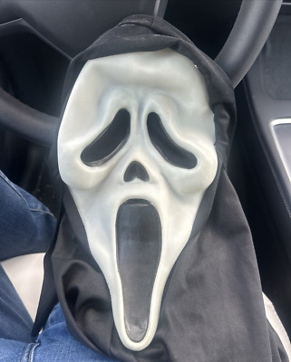 Vtg Ghostface Scream Mask Gen 2 Fun World Div Fantastic Faces Glow in ...