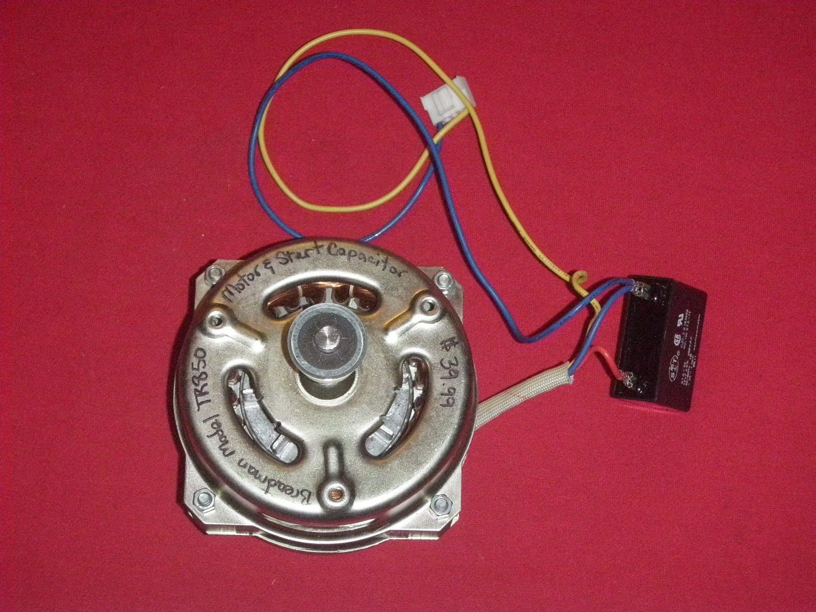 Breadman Pro Bread Machine Motor & Start Capacitor for Model TR-850 | eBay