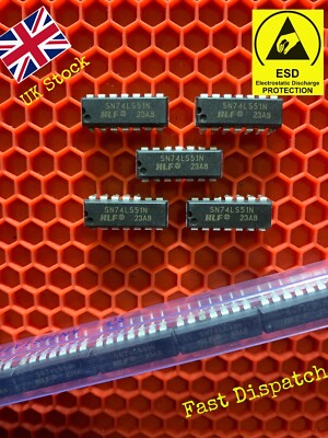 25pcs SN74LS51 Dual 2-input AND OR Invert Logic Gate IC New Stock In Uk ...