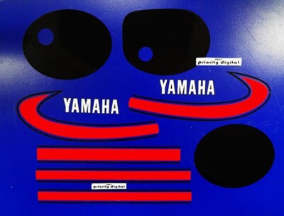 1974 Yamaha YZ80 10pc Decal Kit | Multicolor | Self-Adhesive | Vinyl ...