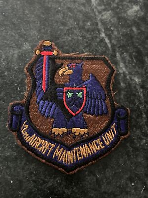 USAF PATCH 12th TFS Aircraft Maintenance Unit Squadron Rare Vtg 70s | eBay