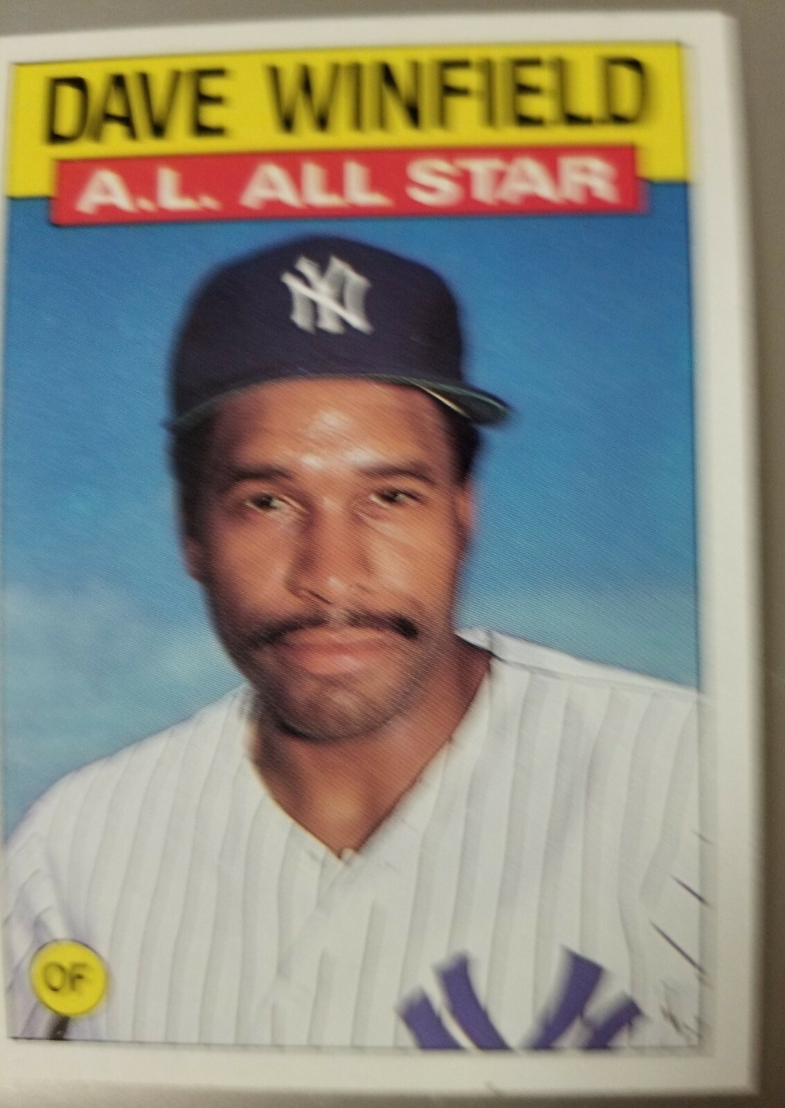 Dave Winfield New York Yankees 1986 Topps A.L. ALL STAR Baseball Card ...