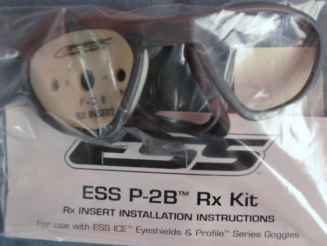 ESS P-2b RX Insert Kit Ice Naro Profile Eyeshield Goggles 740-0309 for ...