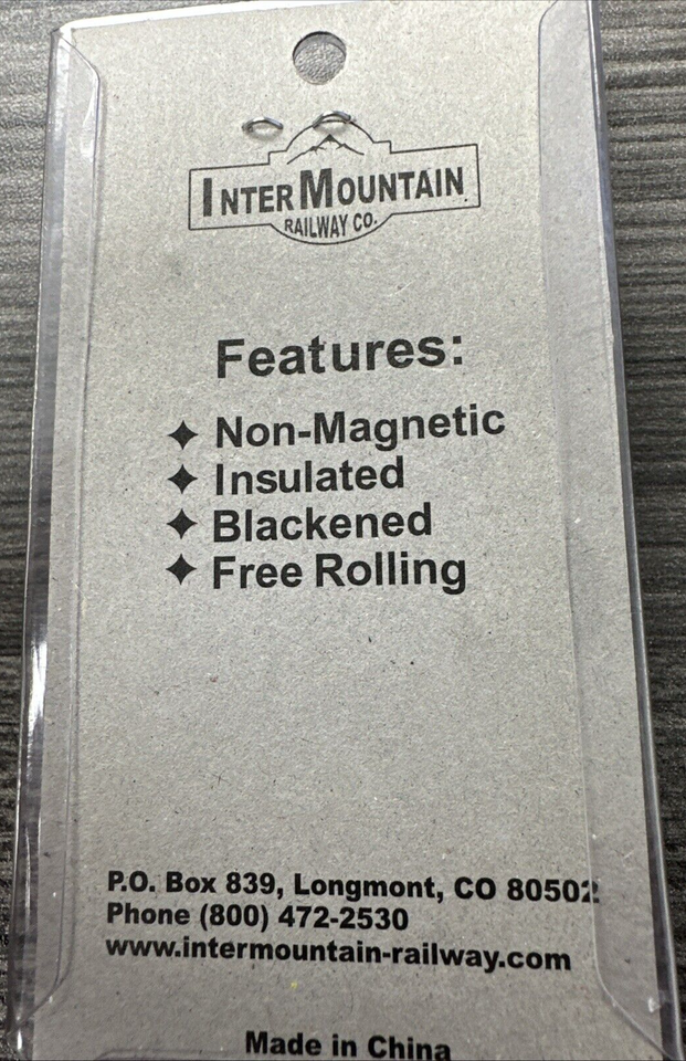 Intermountain Railway Co. O Scale #IRC 20050 33" Wheelsets - 4 Axles 1: ...