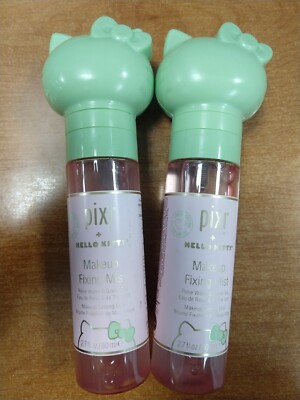 2 Pk: Pixi Makeup Fixing Mist 2.7 oz + Hello Kitty Setting Makeup Wear ...