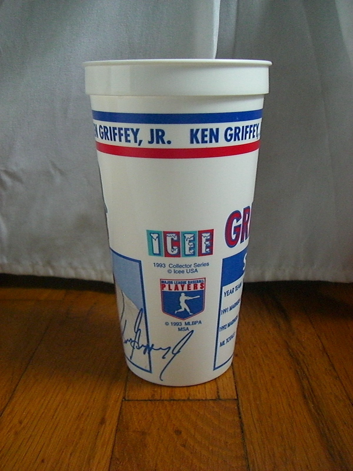 Ken Griffey, Jr. Seattle Mariners 1993 Icee Cup Seven Eleven 7-11 MLB ...