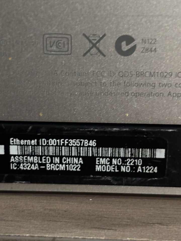 Apple A1224 Silver 320 GB 20 Inch iMac All-In-One Computer Not Tested ...