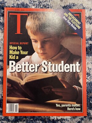 1998 Time Magazine October 19 Better Student Newsstand High Grade | eBay