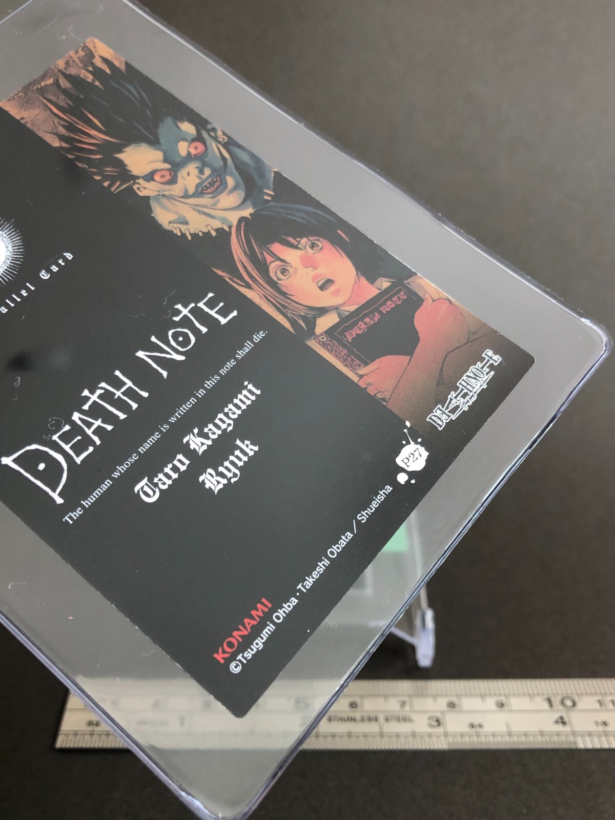Death Note Trading Card Holo P27 Japanese KONAMI Shueisya Japan Takeshi ...