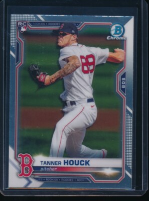 TANNER HOUCK 2021 Bowman Chrome Prospects Boston Red Sox Rookie Card RC ...