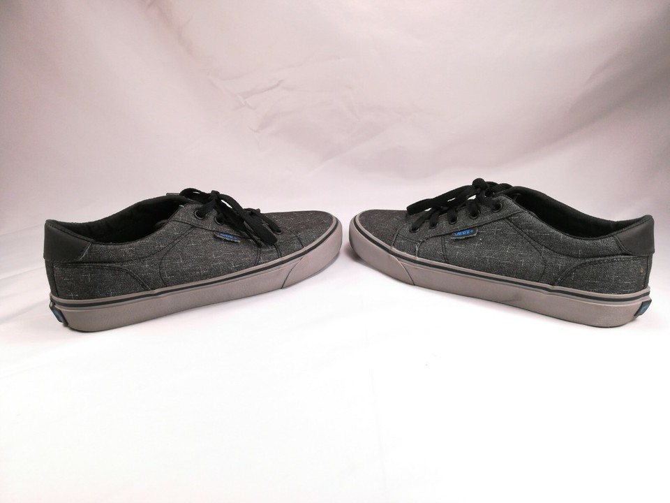 Vans OFF THE WALL Dark Grey 721454 Skateboard Shoe Waffle Gum Sole Size ...