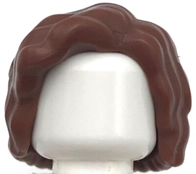 Lego New Reddish Brown Minifigure Hair Mid Length Wavy Boy or Girl ...