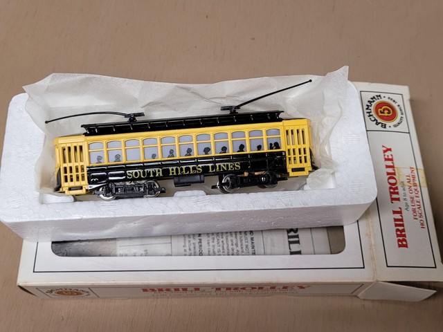 HO Scale Bachmann South Hills Lines Brill Trolley Locomotive OB 1315 ...