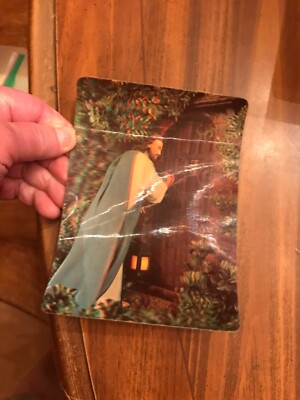 Jesus Postcard Hologram 3D Collector Series Vtg Christ Light Of The ...