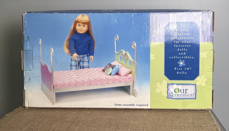 Our Generation Funky Bed 18 Inch Doll Bed New In Box | eBay