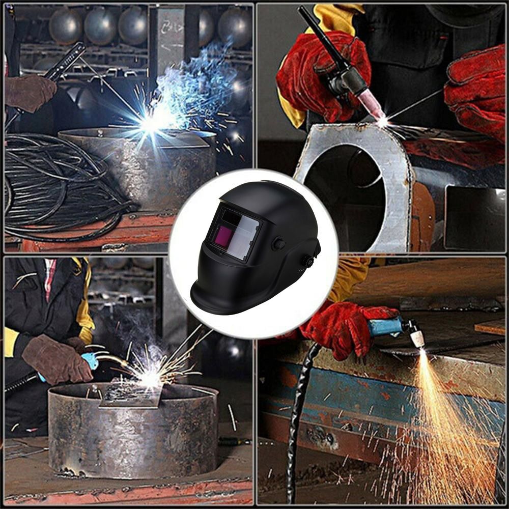 Solar Powered Welding Helmets Auto Darkening Soldering Mask Eyes Goggle ...