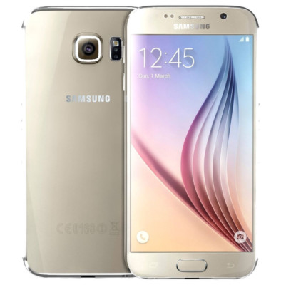 Samsung Galaxy S6 SM-G920P Sprint Only 64GB Gold Platinum A Light Burn ...