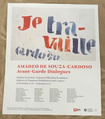 Amadeo de Souza-Cardoso gallery exhibition print ad 2006 vintage ...