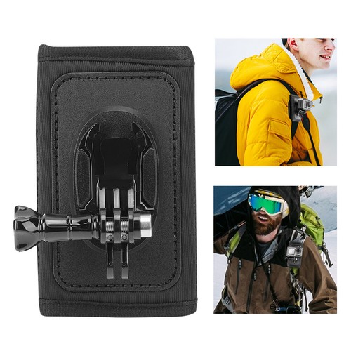 TELESIN Backpack Shoulder Strap Mount Holder For GoPro Action Cameras ...