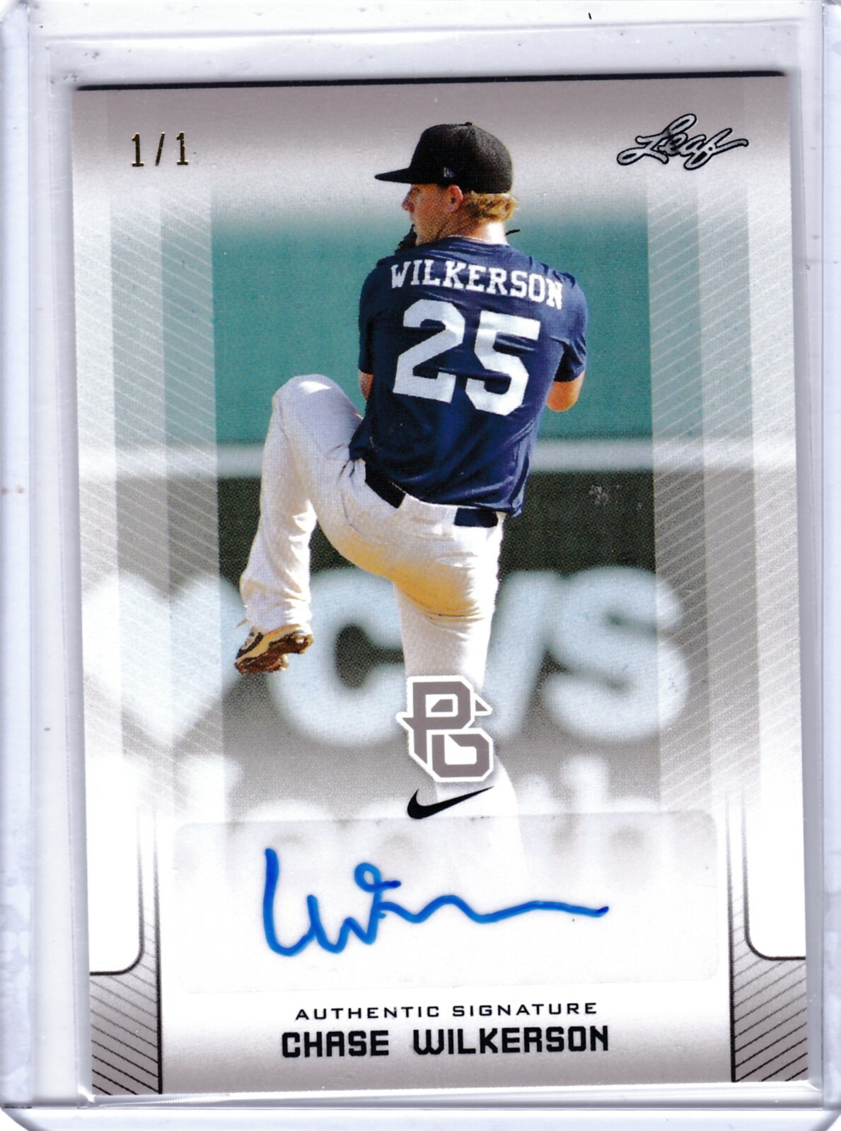 Chase Wilkerson 2017 Leaf Perfect Game Plate & Proof Autos 1/1 | eBay