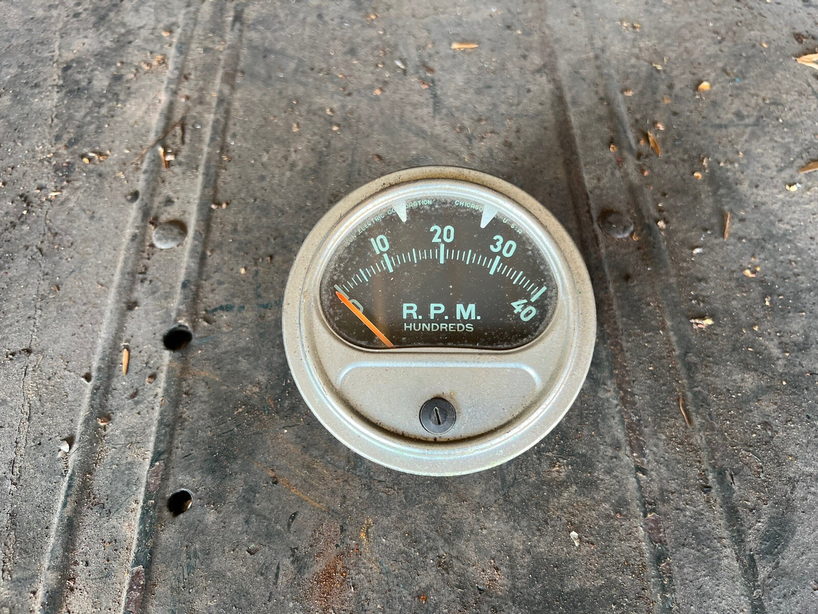 Vintage Sun Tachometer 4000 RPM Hot Rod Muscle Car | eBay