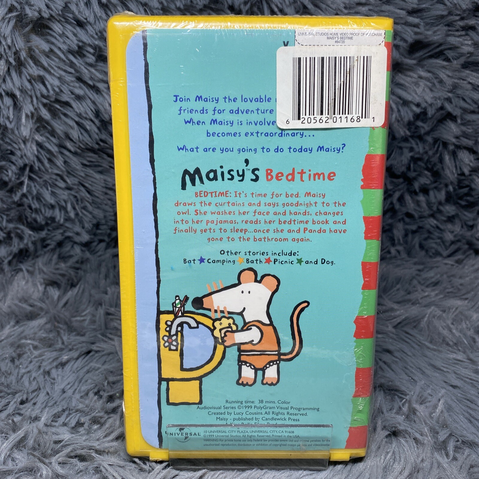 Maisy's Bedtime VHS Tape 1999 Universal Studios Animation Maisy Cartoon ...