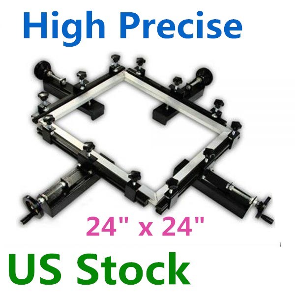 24" x 24" Stretcher Manual Silk Screen Stretching Machine High Precise ...