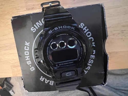 Casio G-SHOCK 3230 DW6900 all Black Digital Men's Watch Needs Battery ...