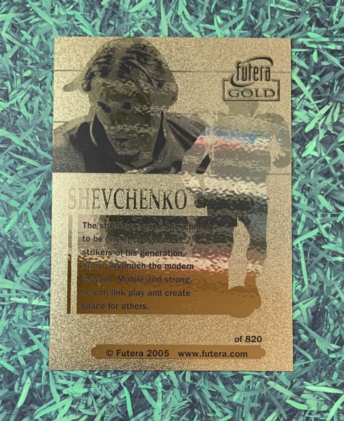 Andriy Shevchenko 2005 Futera Unique Gold Football Soccer card /820 | eBay