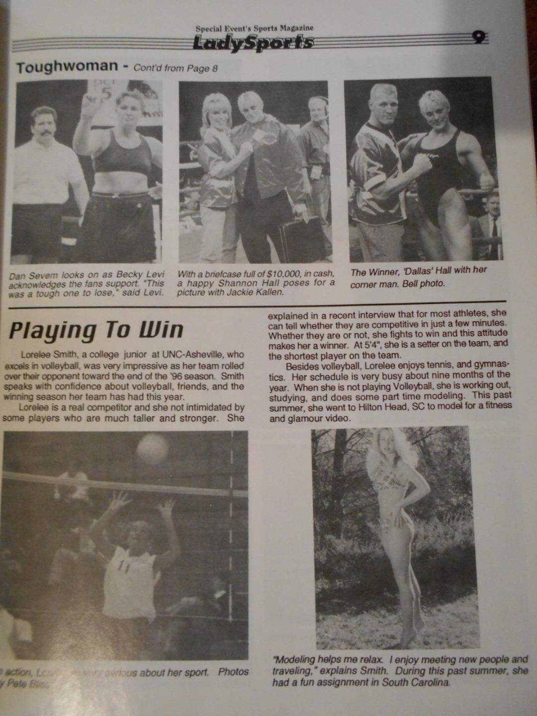 LADY SPORTS #16 female bodybuilding wrestling magazine TASHA SIMONE ...