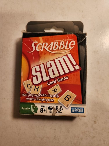 Scrabble Slam Card Word Game 2008 Parker Brothers Complete | eBay