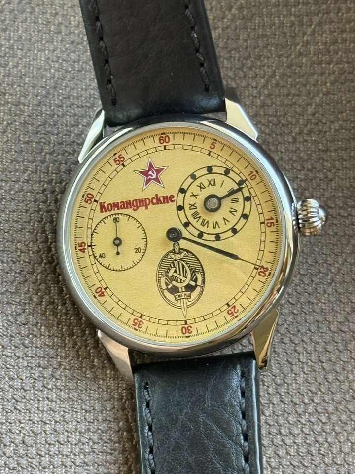 Vintage Watch Wrist Regulator Mechanical USSR Komandirske Spy Russian ...
