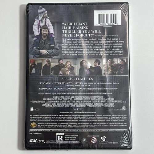 Prisoners (DVD, 2013) Hugh Jackman - New Sealed DVD | eBay
