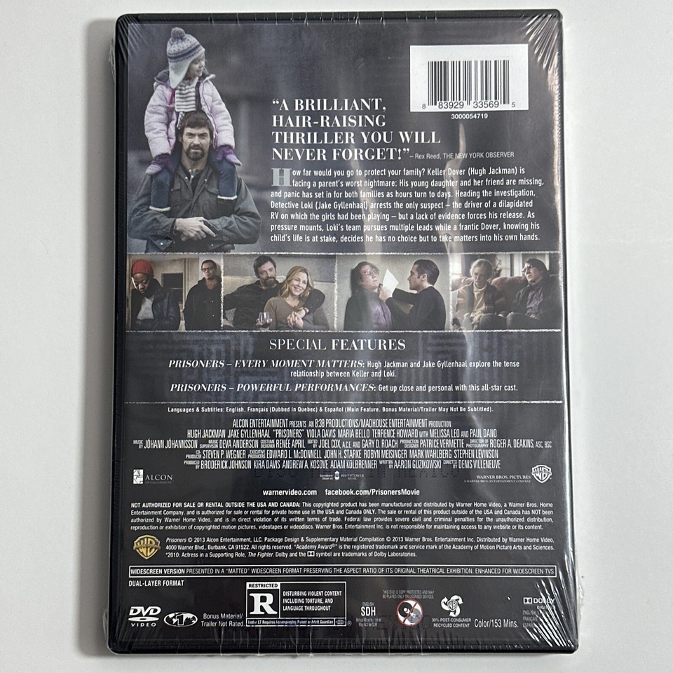 Prisoners (DVD, 2013) Hugh Jackman - New Sealed DVD | eBay