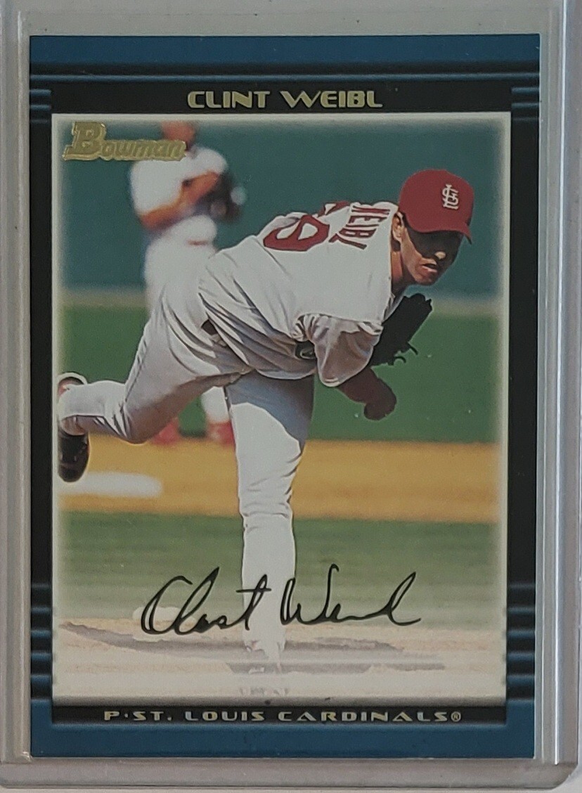 2002 Bowman Gold #240 Clint Weibl St Louis Cardinals Baseball Card | eBay