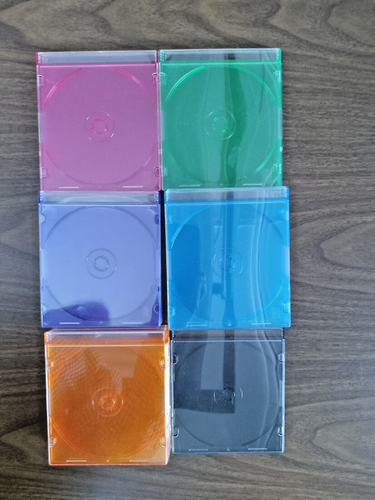 Slimline CD Cases - Lot of 23 - Assorted Colors | eBay