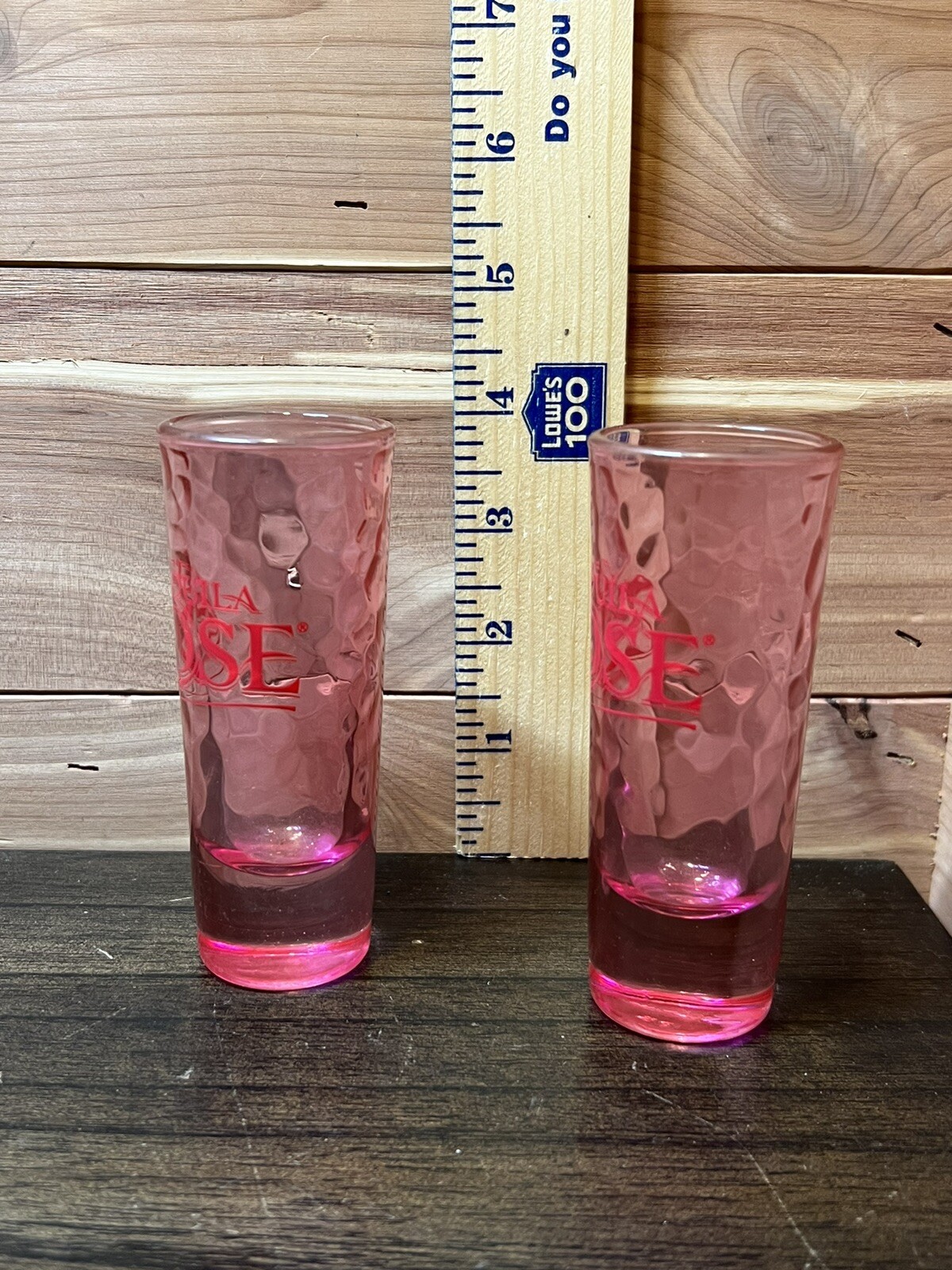 Tequila rose 4 inch pink shot glasses | eBay